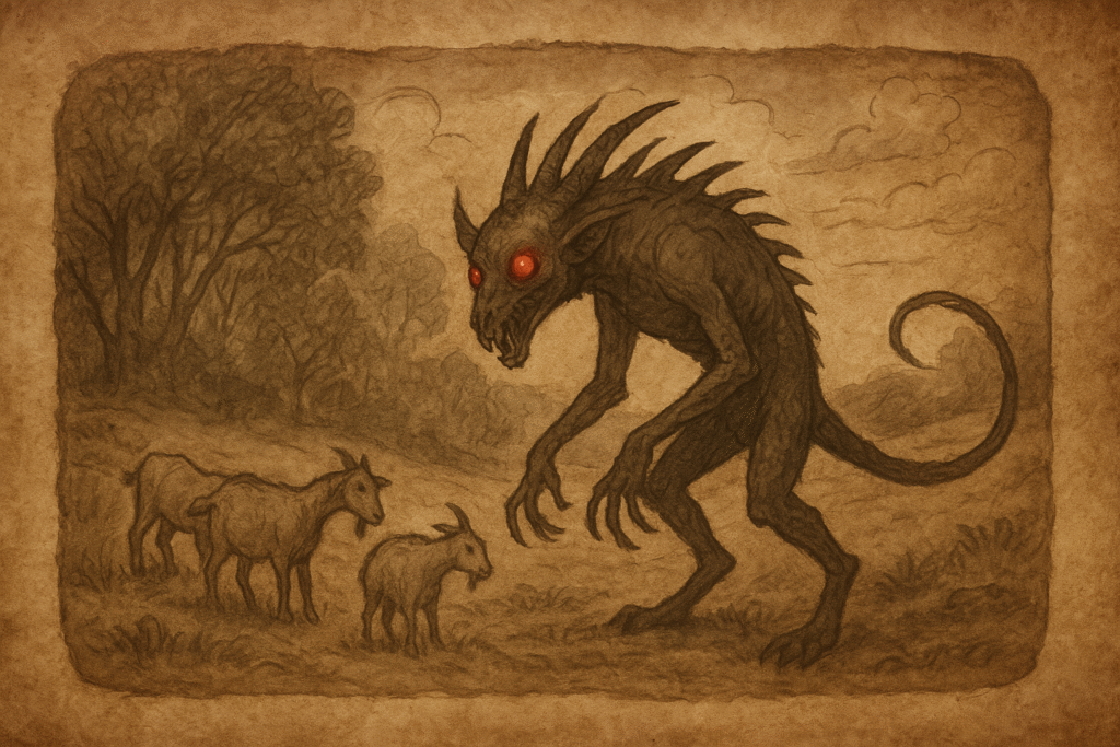 El Chupacabra: The Goat Sucker | USFolktales.com